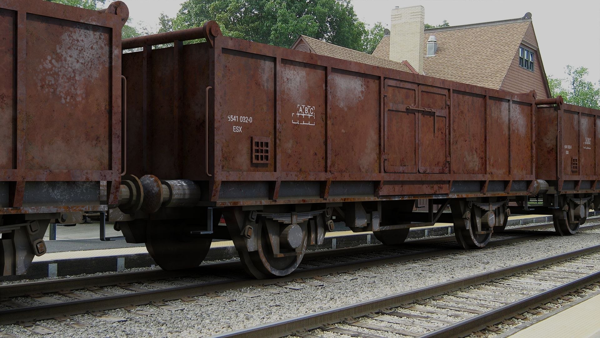 3D Railroad Freight Cars Collection - TurboSquid 1862296