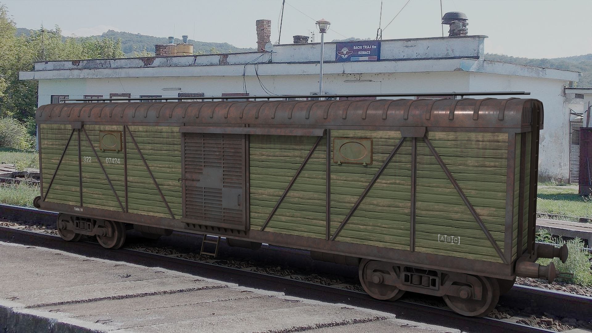 3D Railroad Freight Cars Collection - TurboSquid 1862296