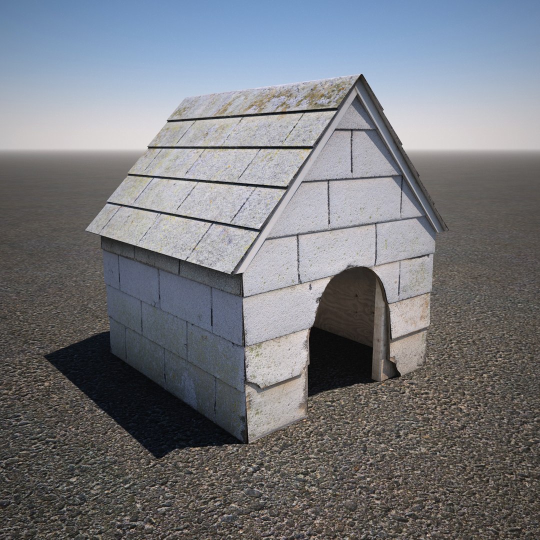 3D dog house model - TurboSquid 973263