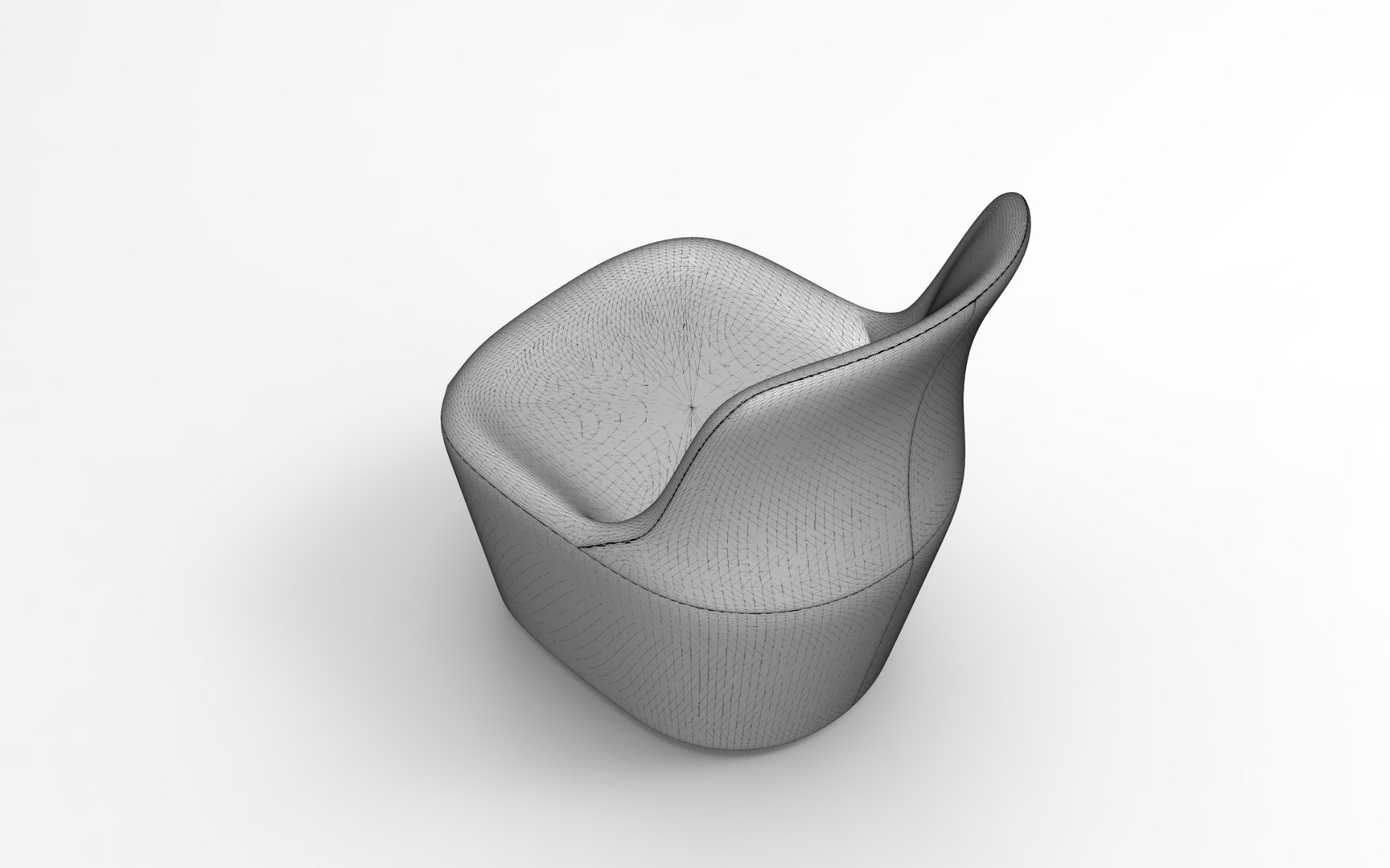 3D Mog Armchair - TurboSquid 2091089