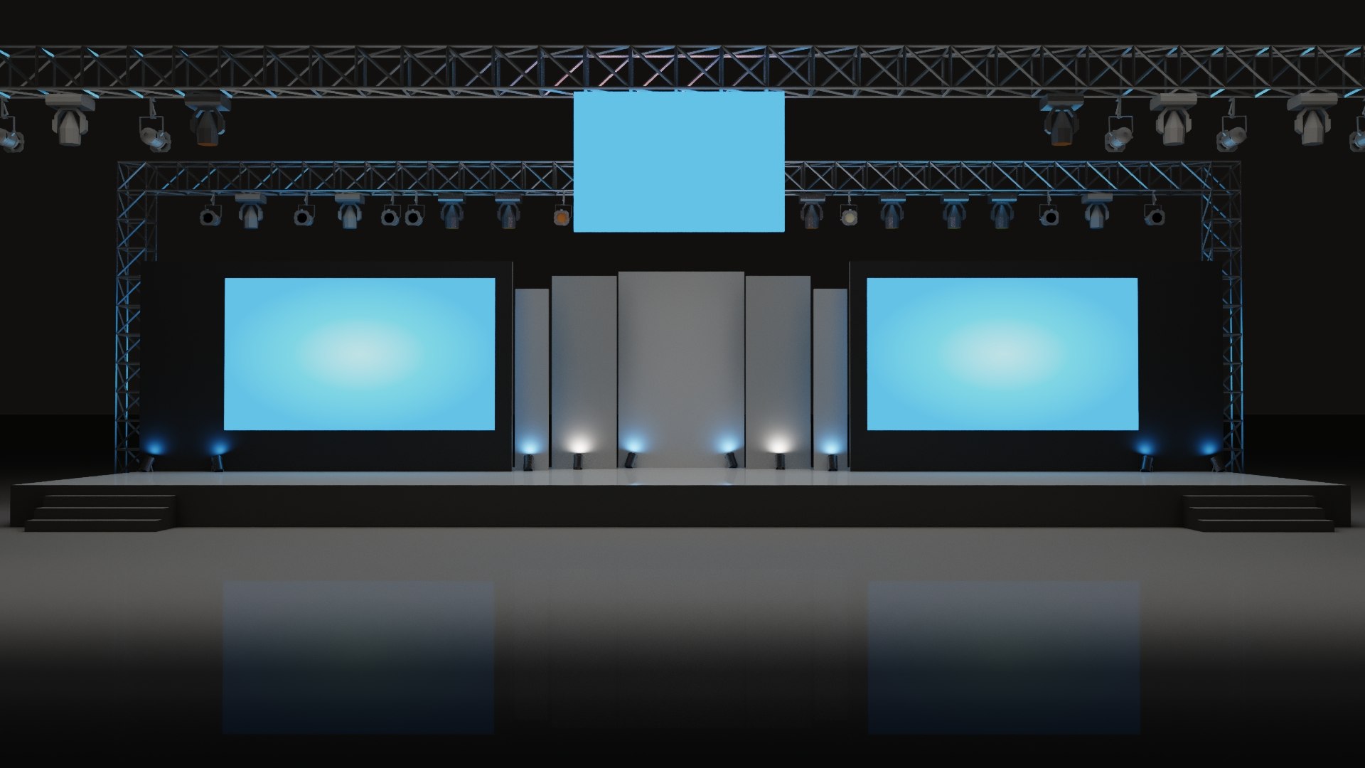 Event Stage 3D Model - TurboSquid 2459438