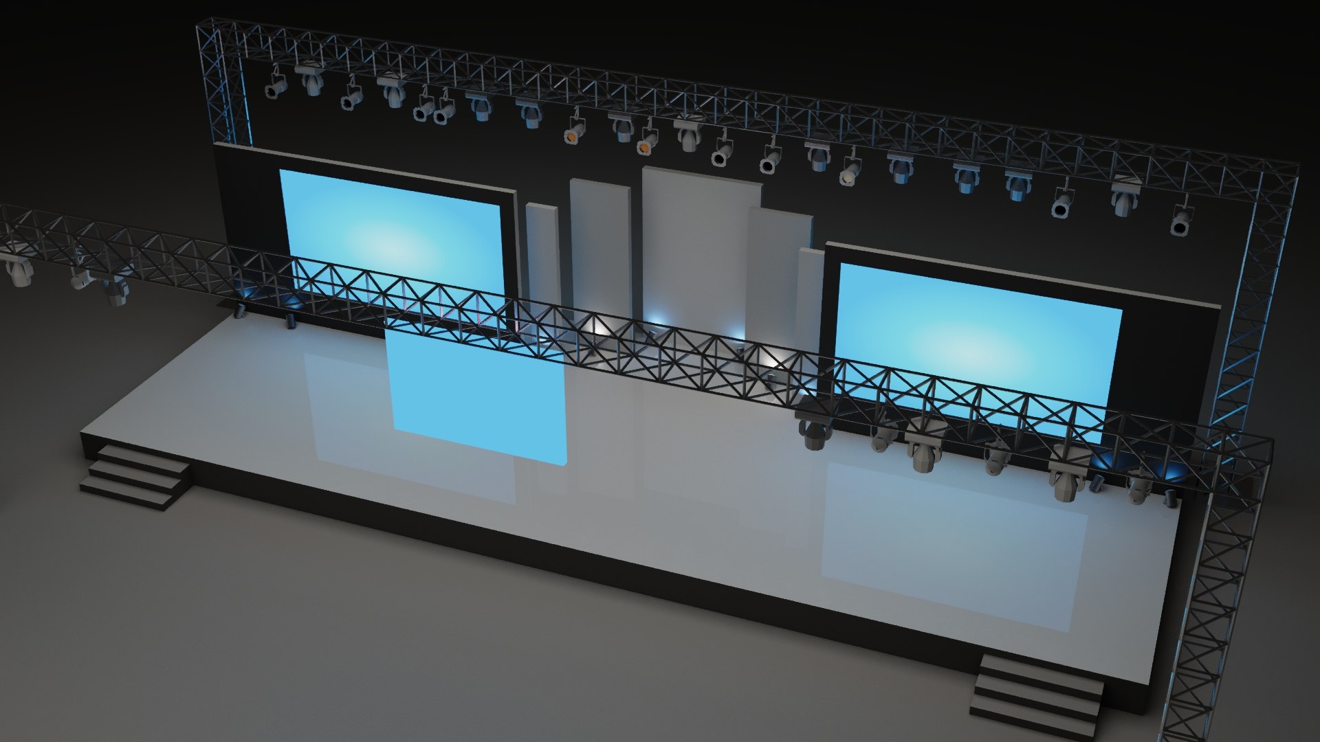 Event Stage 3D Model - TurboSquid 2459438