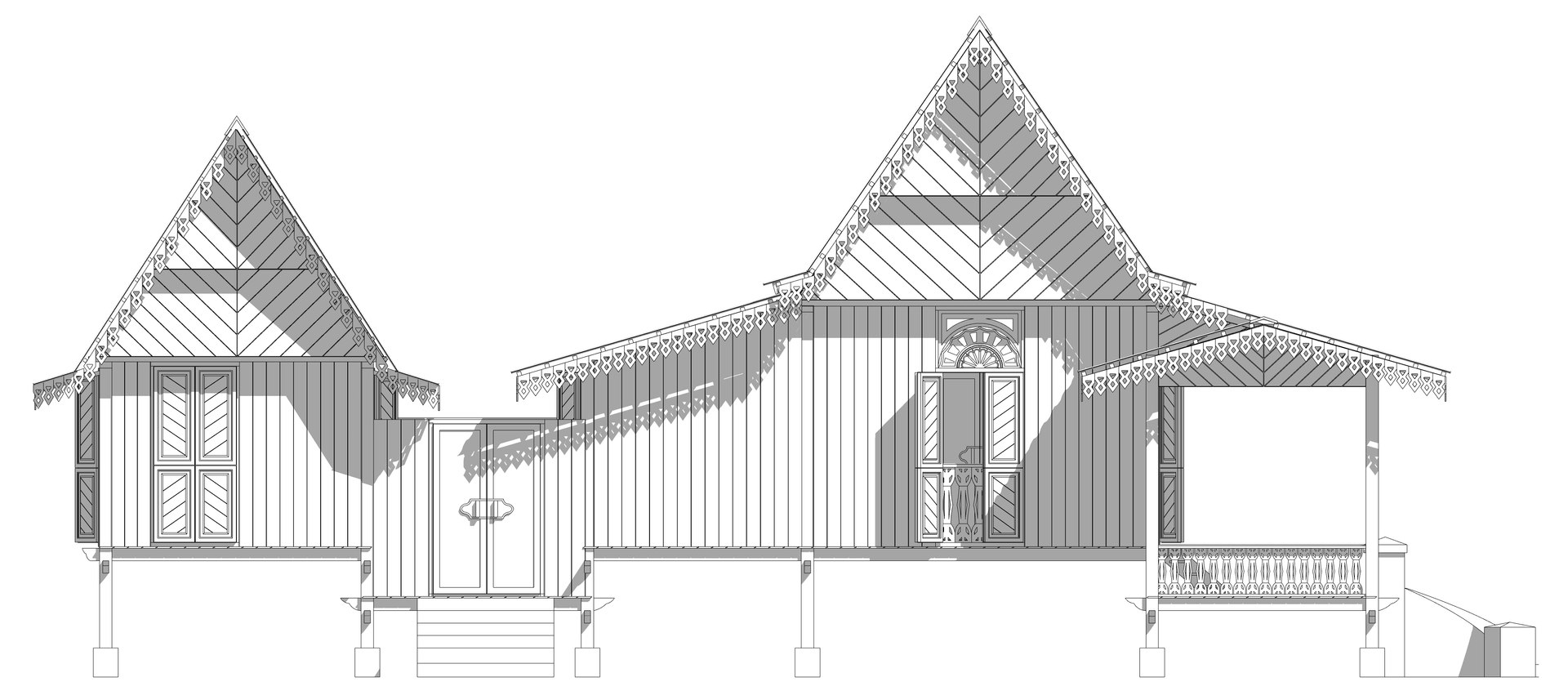 Malaysia Rumah Tradisional Melayu Melaka 3d Model Turbosquid 1950374