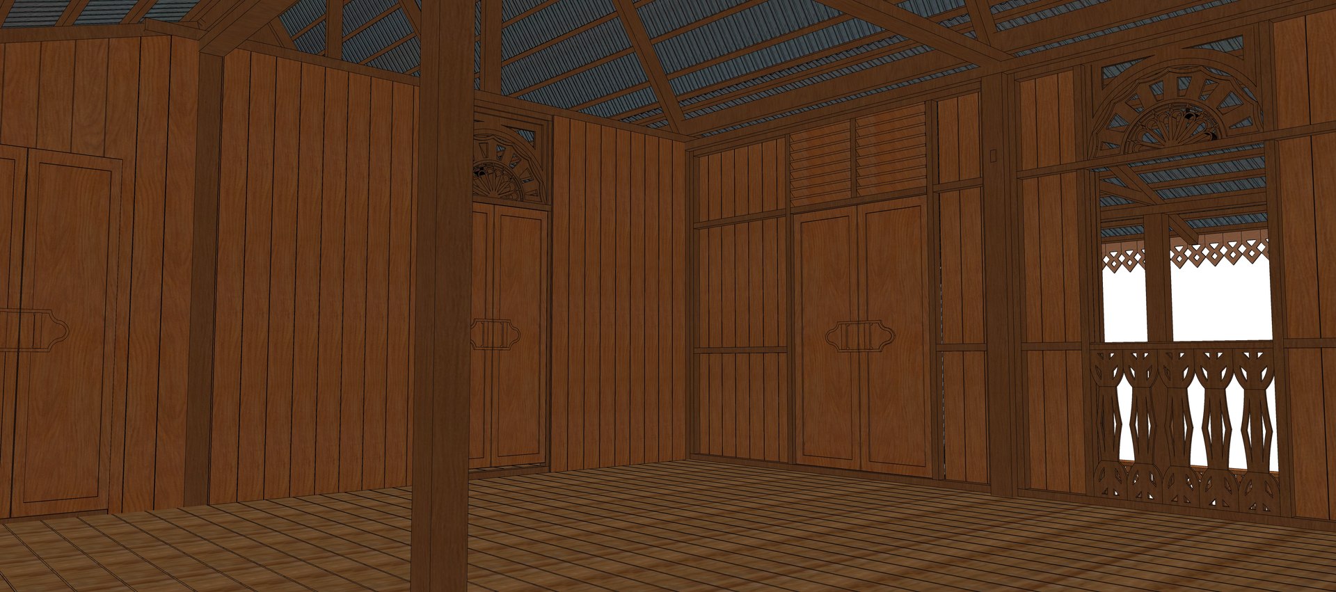 Malaysia Rumah Tradisional Melayu Melaka 3d Model Turbosquid 1950374