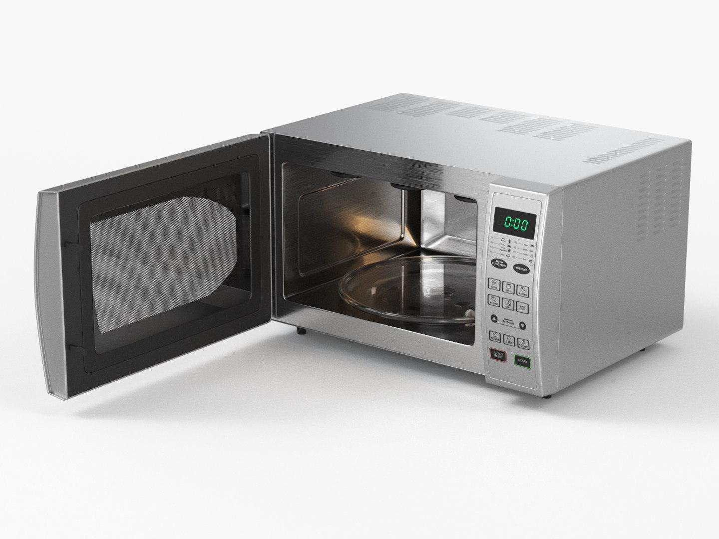 microwave oven 3d model
