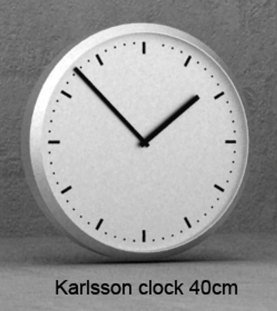 Lwo Karlsson Clock 40cm Wall