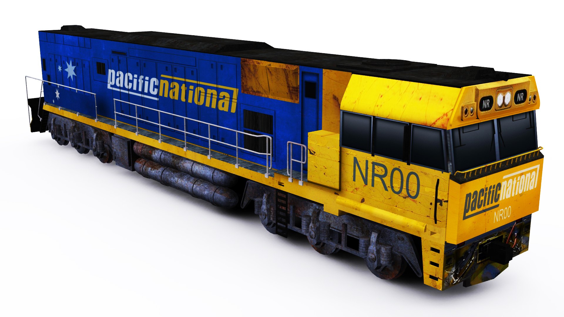 3D Australian Nr Locomotive Model - TurboSquid 1374907