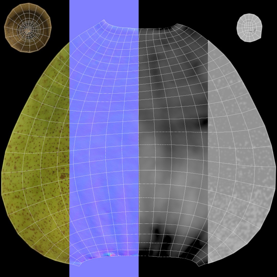 Pear Model - TurboSquid 1873559