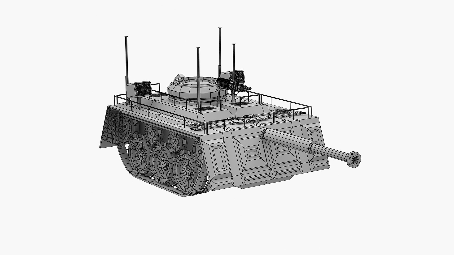 3D Tank Set 01 Model - TurboSquid 1869596