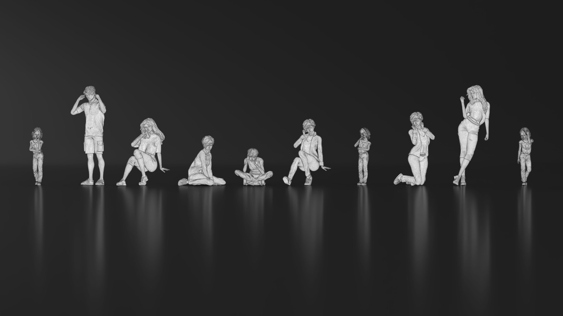 HD People 13 Sad 3D Model - TurboSquid 2103676