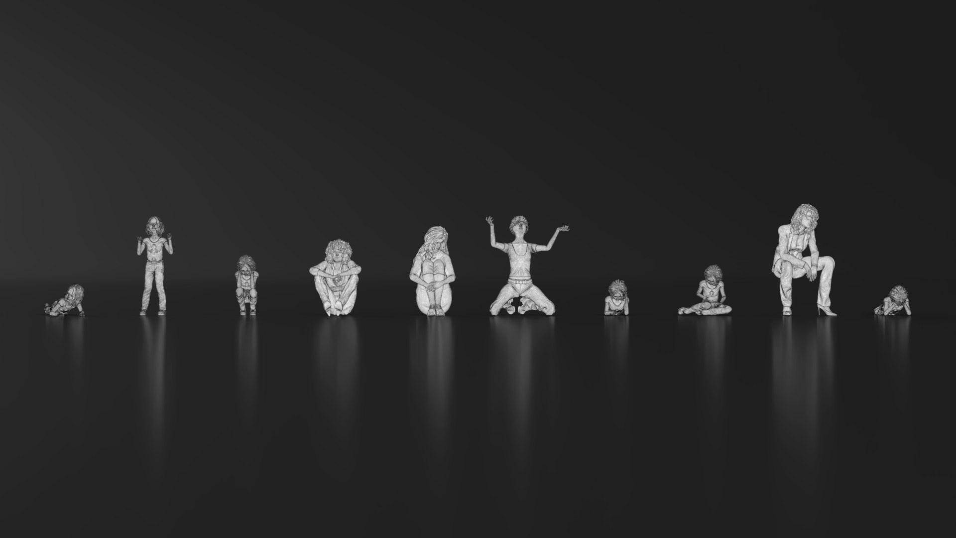 HD People 13 Sad 3D Model - TurboSquid 2103676