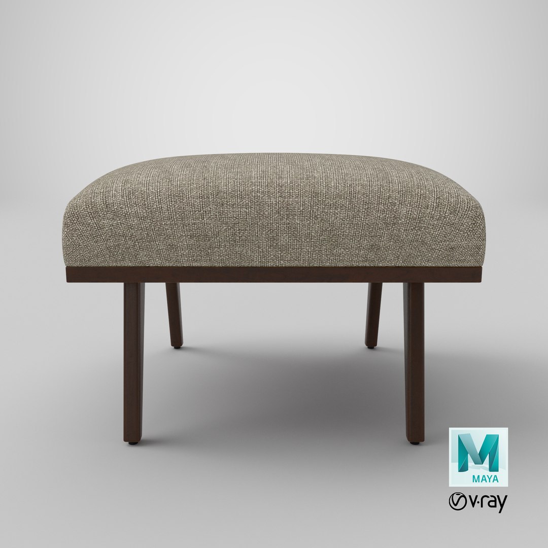 Contemporary Ottoman 3D - TurboSquid 1248766