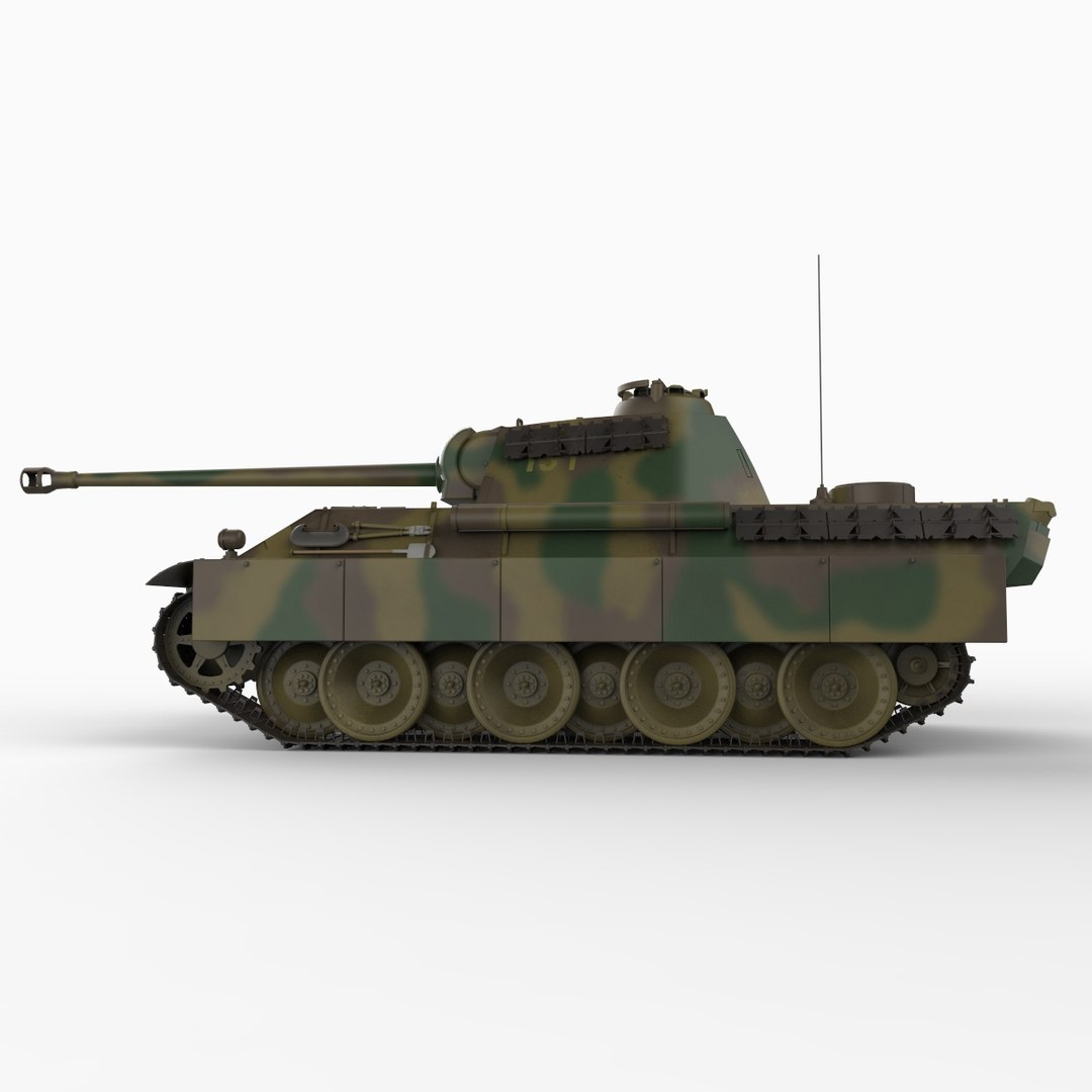 Panther G Tank 3d 3ds
