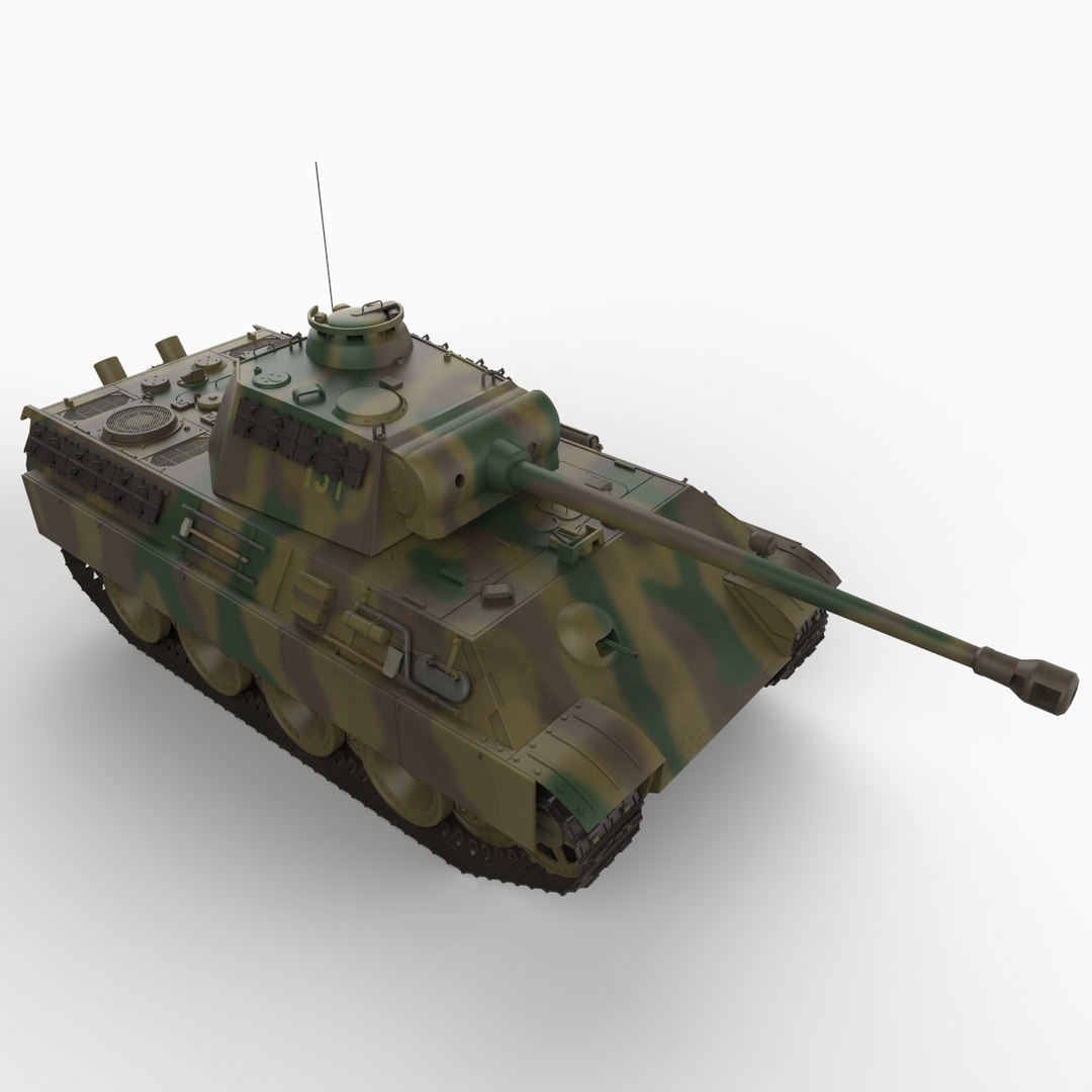 Panther G Tank 3d 3ds