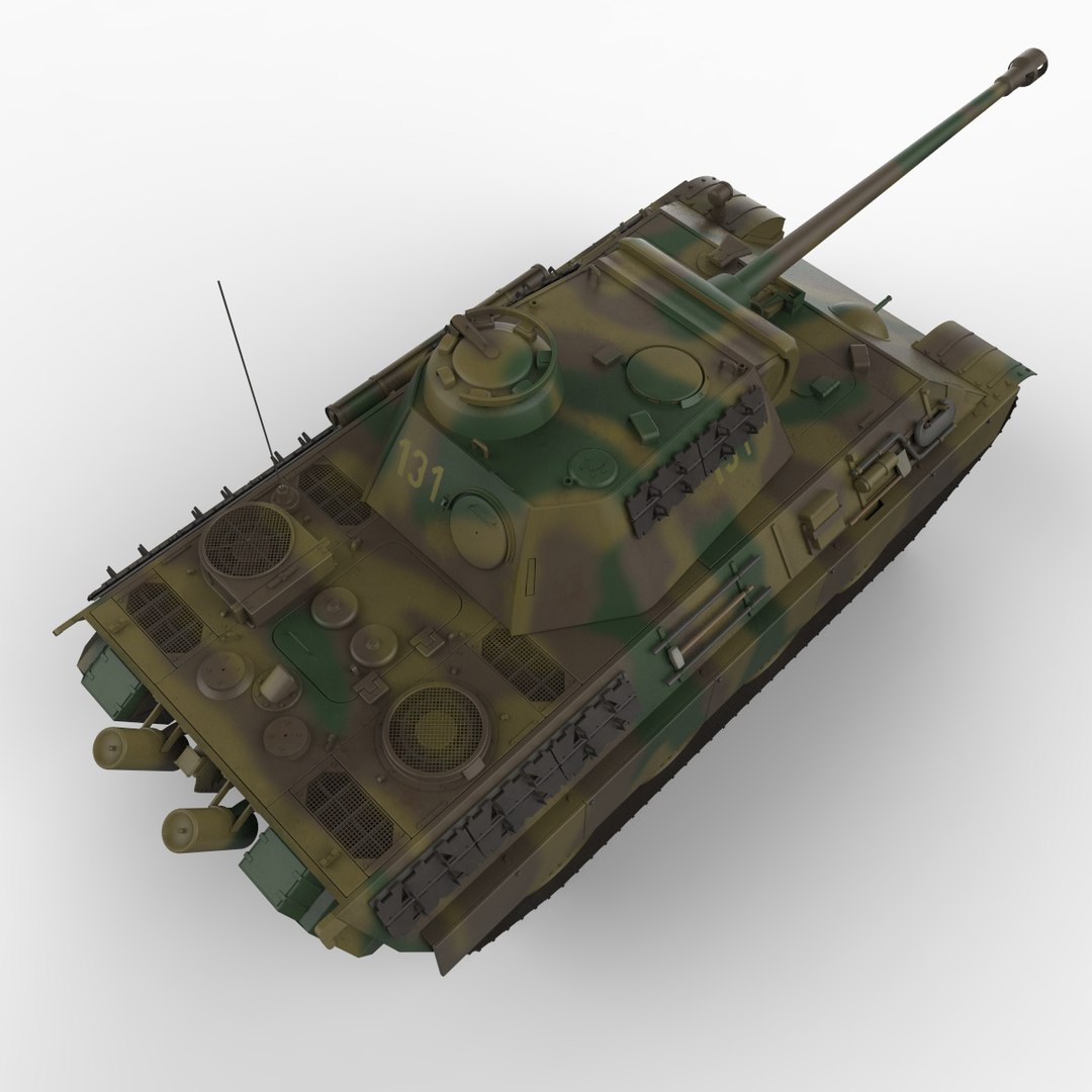 Panther G Tank 3d 3ds