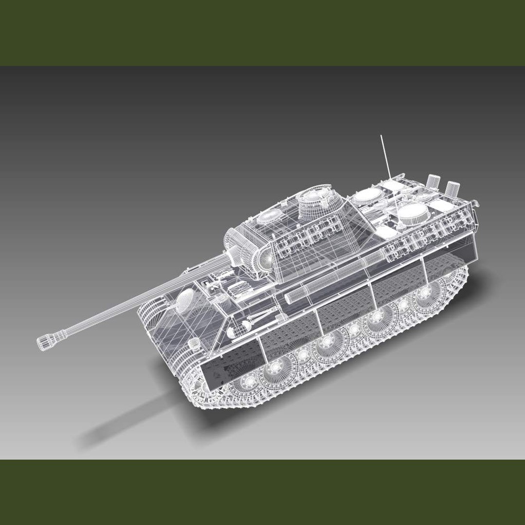 Panther G Tank 3d 3ds