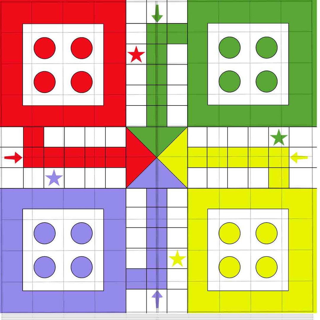 3D Ludo Board Game Model - TurboSquid 2063972