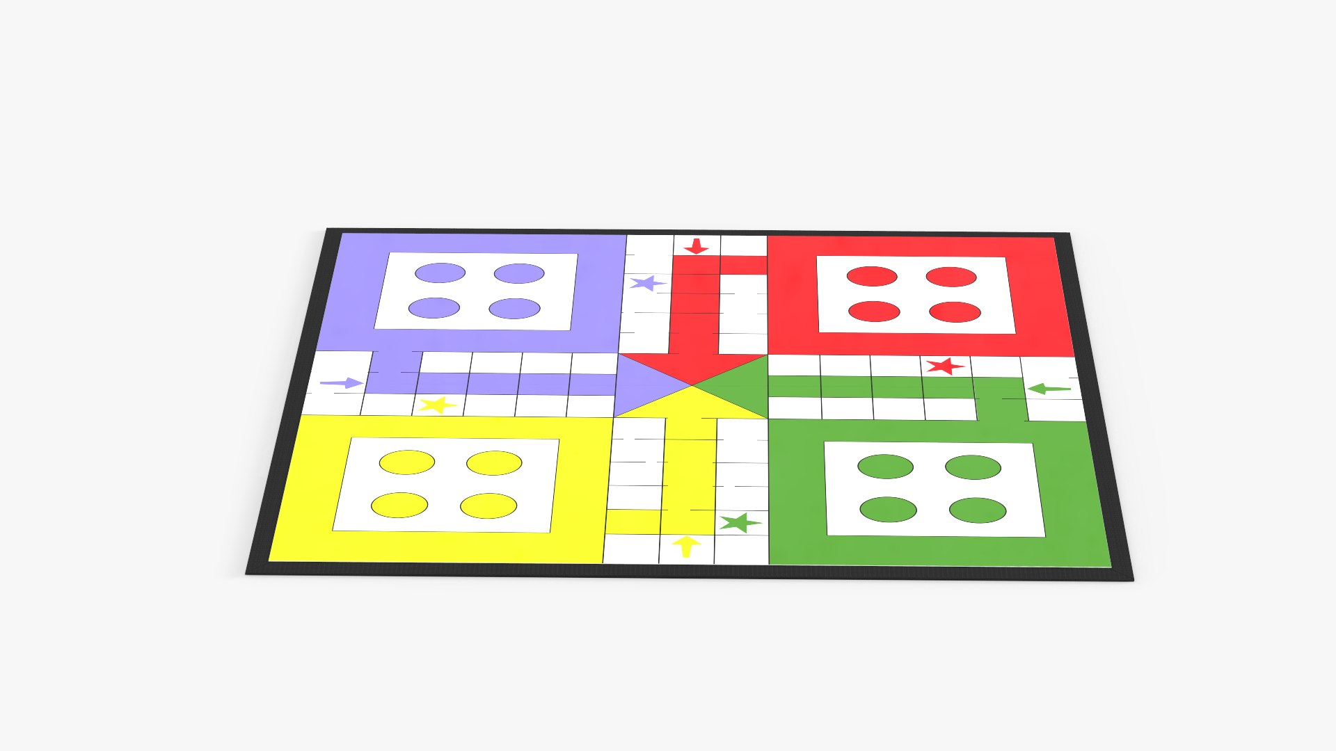 3D Ludo Board Game Model - TurboSquid 2063972