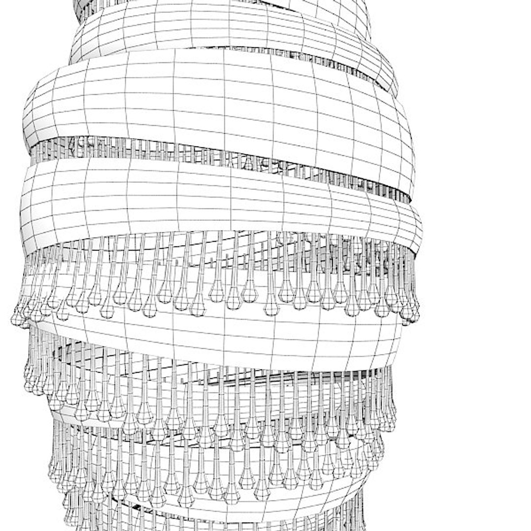 3ds max big chandelier tumble