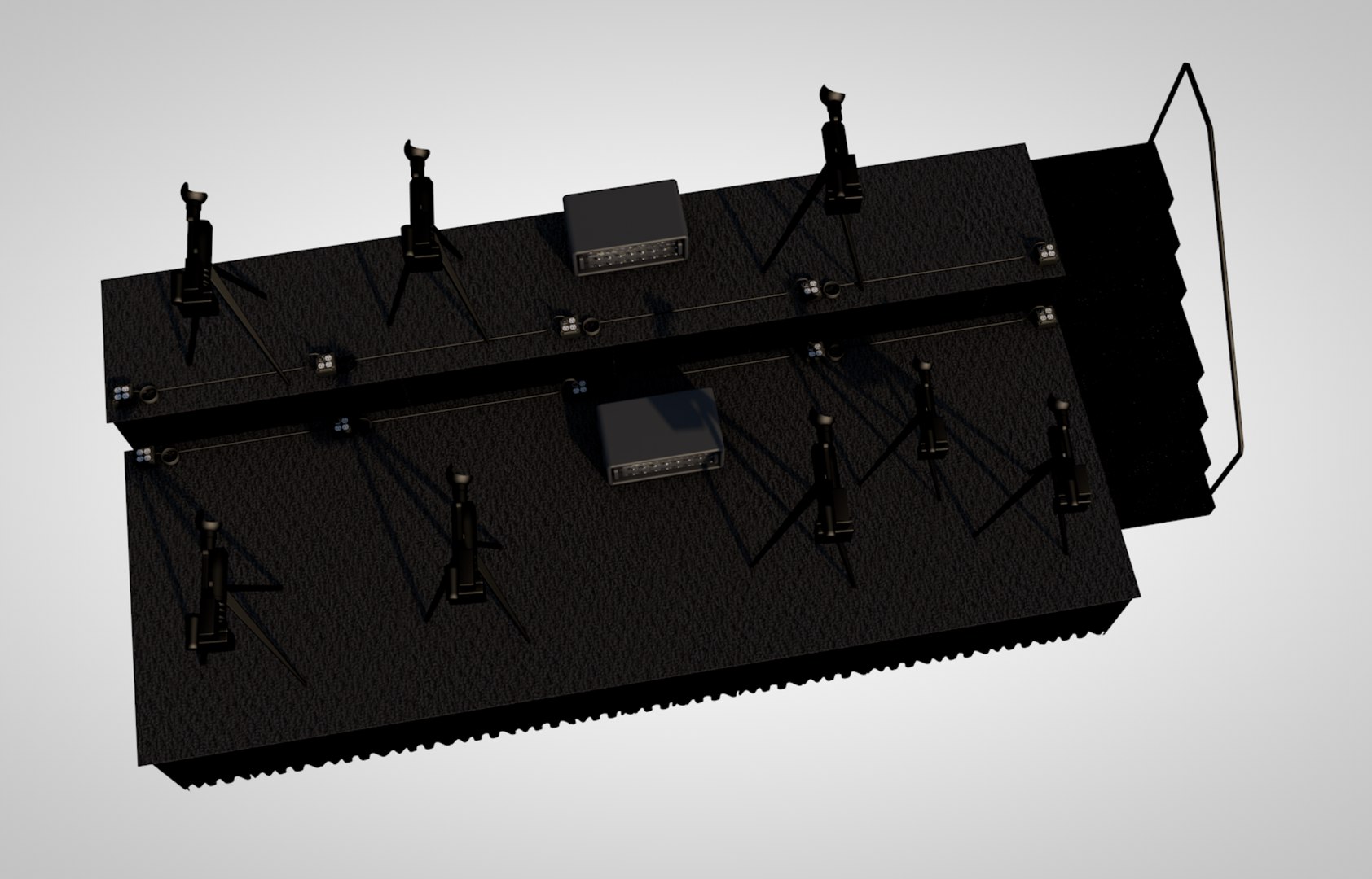 Press Risers 3D Model - TurboSquid 1399330