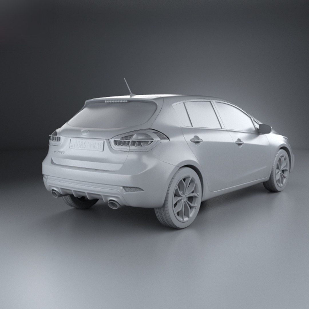 3D Kia Forte 5-door - TurboSquid 1298222