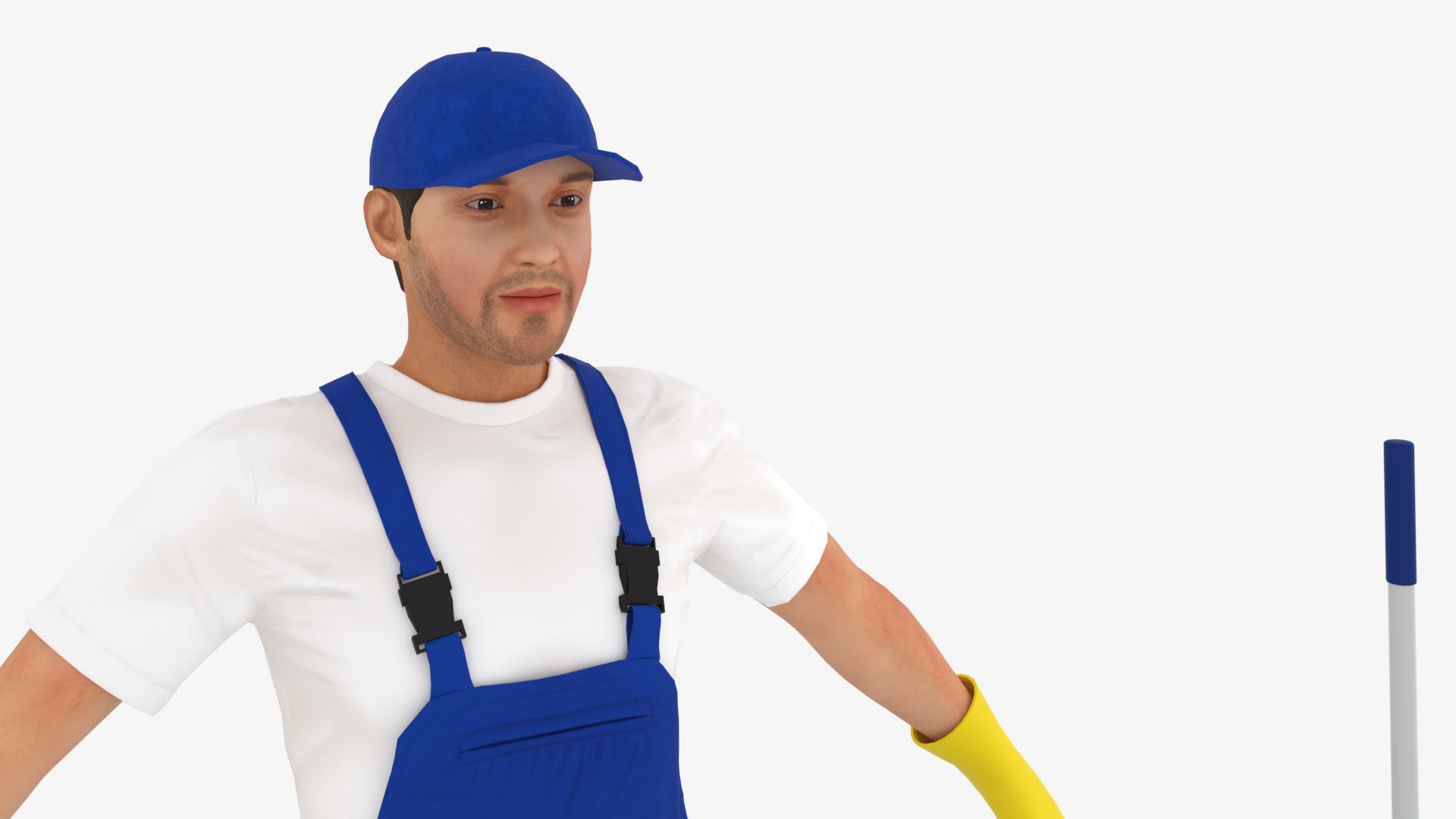 Cleaner Male Worker 3D Model - TurboSquid 1842811