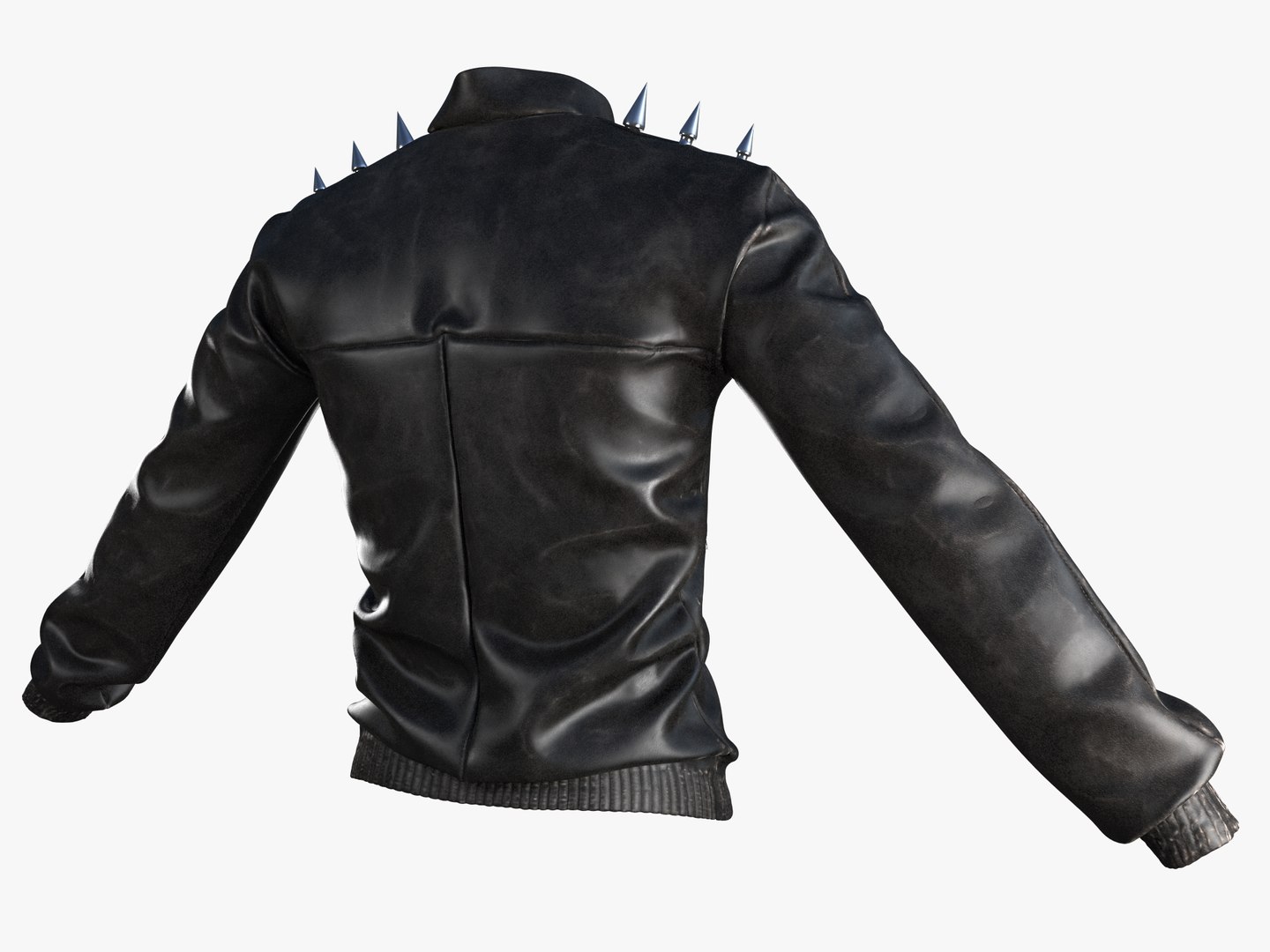 3d Leather Jacket Model