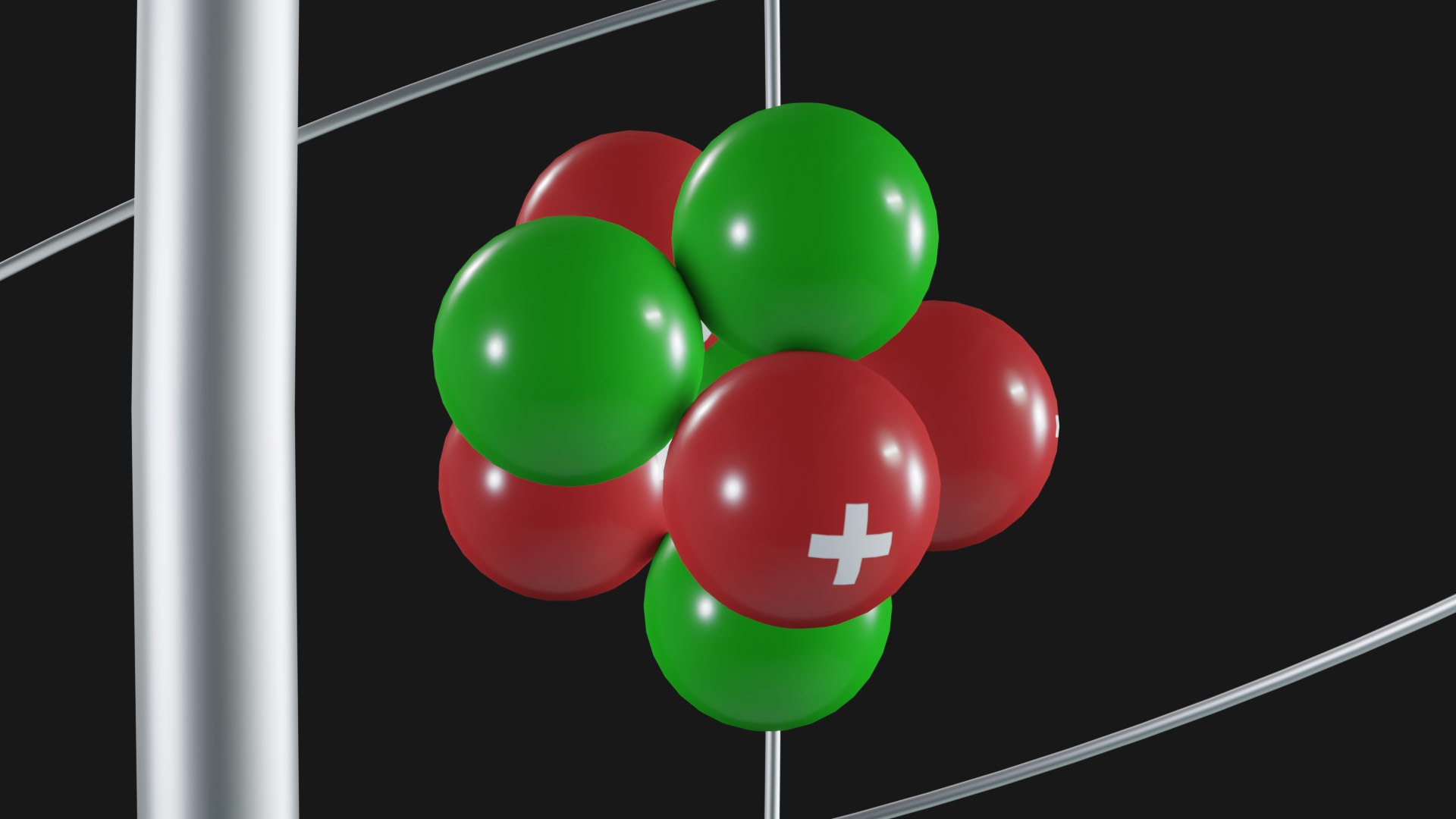 Atom Nuclear Model - Rutherford 3D Model - TurboSquid 1770098