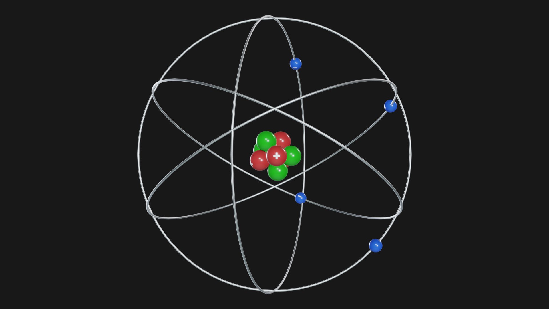 modèle 3D de Modèle nucléaire atomique - Rutherford - TurboSquid 1770098