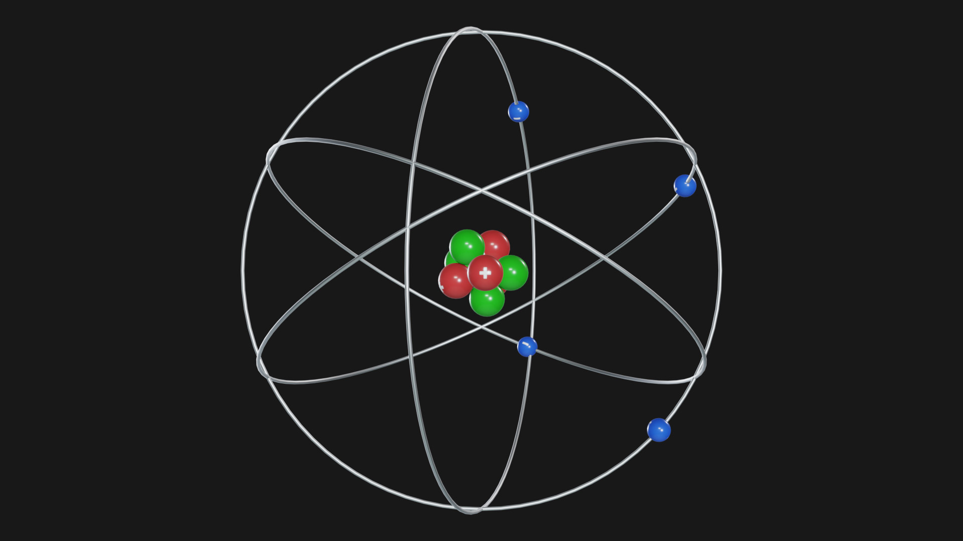 Atom Nuclear Model - Rutherford 3D model - TurboSquid 1770098