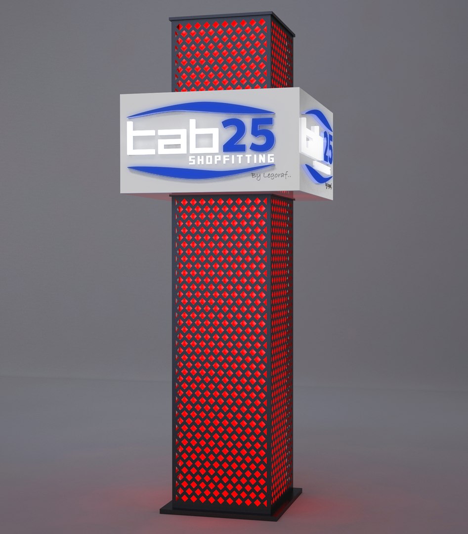 Signage 3d Model