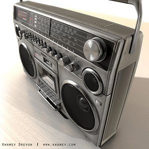 3D Boom Box Models - Browse & Download Formats - TurboSquid