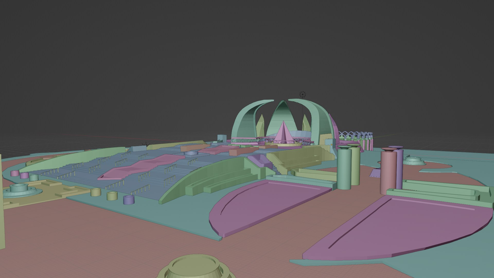 3D Model Pakistan Monument - TurboSquid 2104576