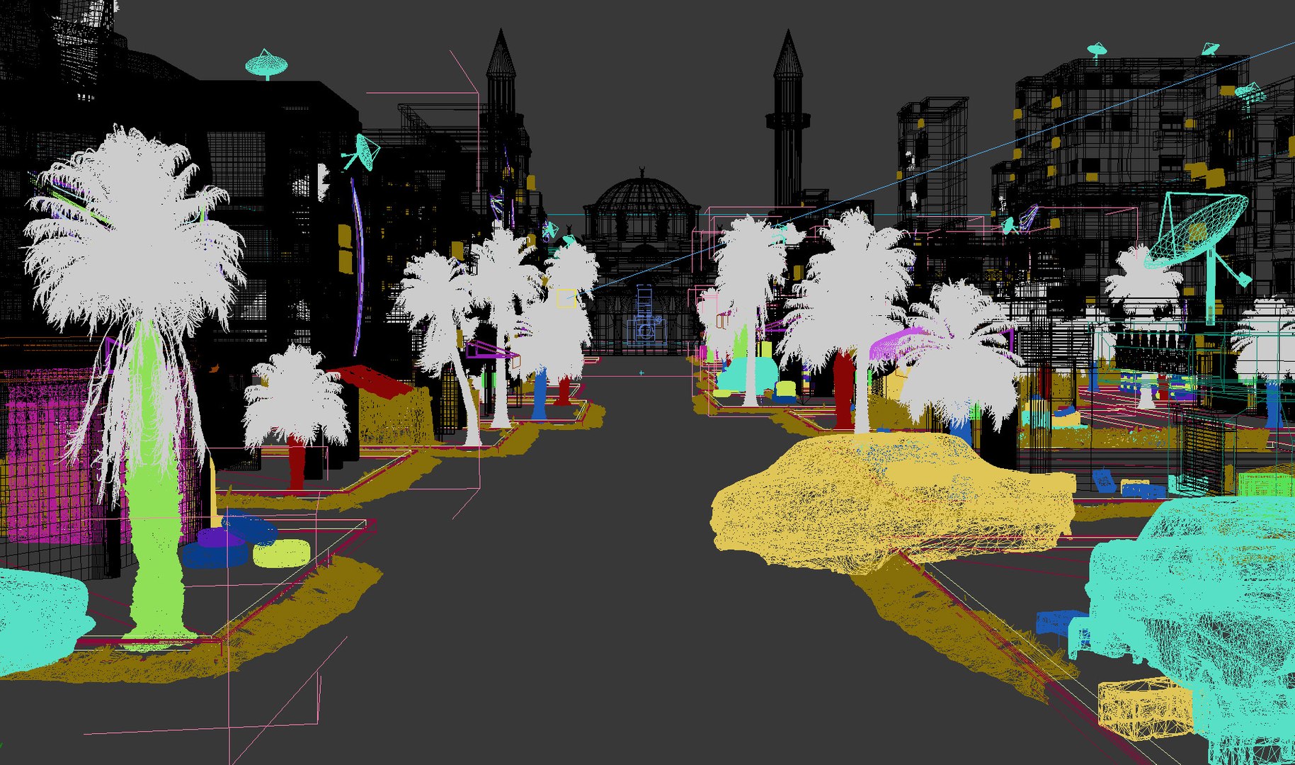 Arab City 3D Model - TurboSquid 1454197