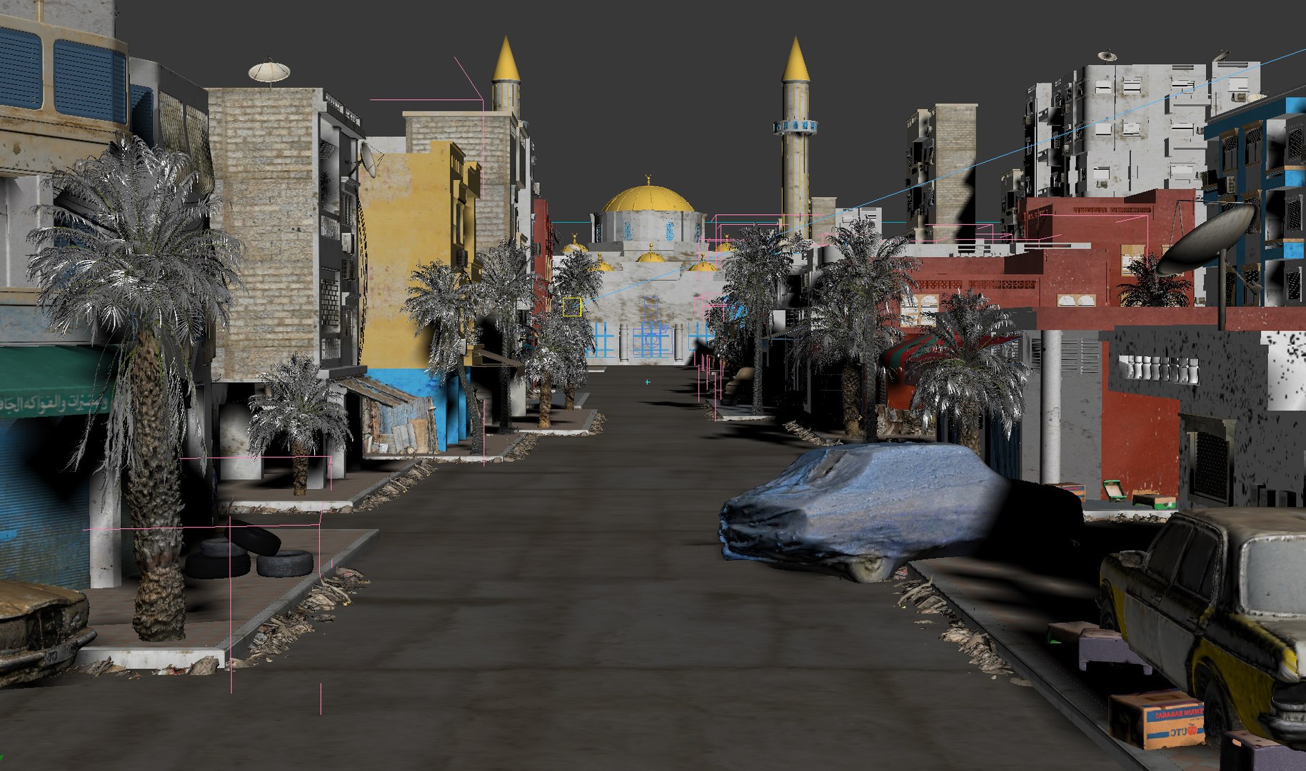 Arab City 3D Model - TurboSquid 1454197