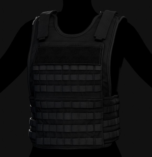 modelo 3d Body Armor Vest Game-Ready - TurboSquid 2023064