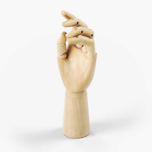 HAY - wooden hand 013D模型 - TurboSquid 1922756