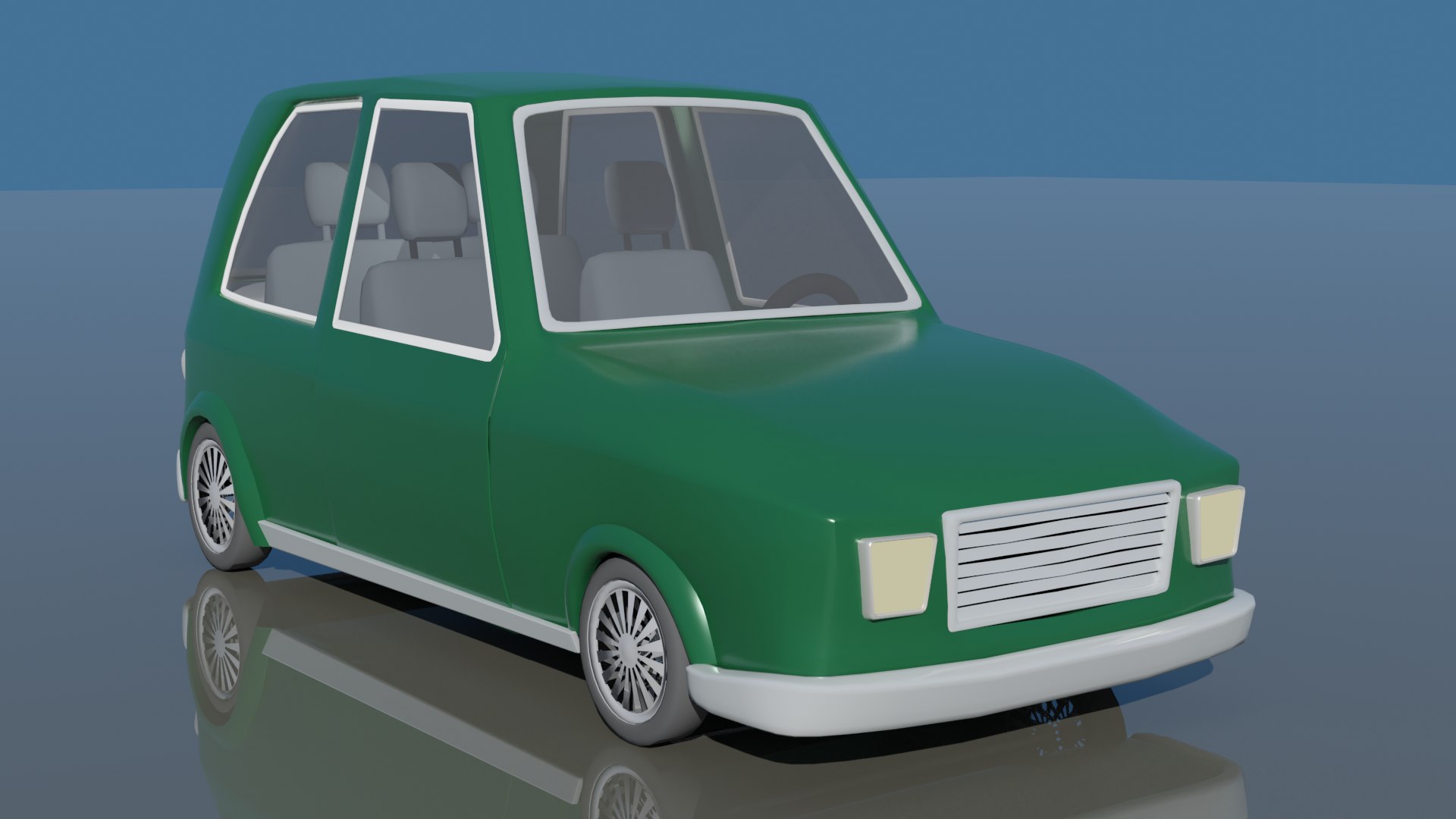 Cartoon Car Model - TurboSquid 1500364