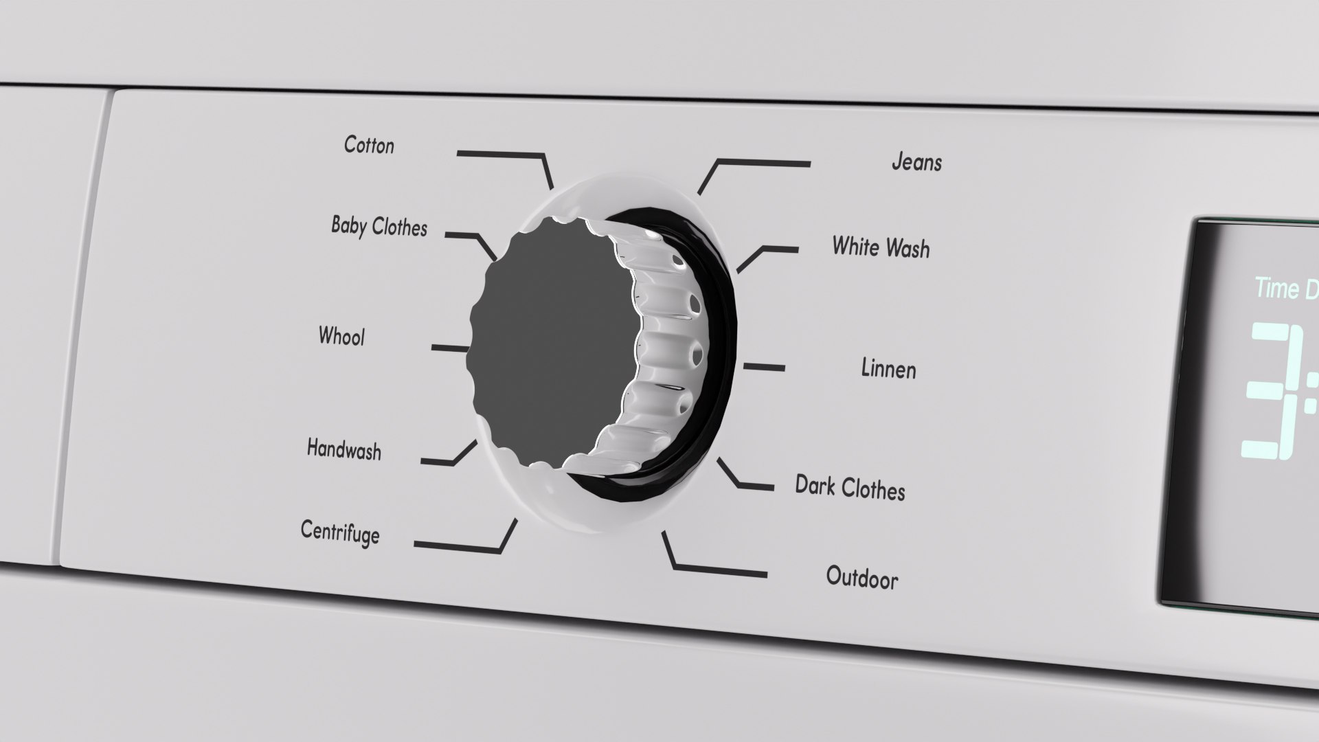 3D Generic Washing Machine No Name Brand - TurboSquid 2158560