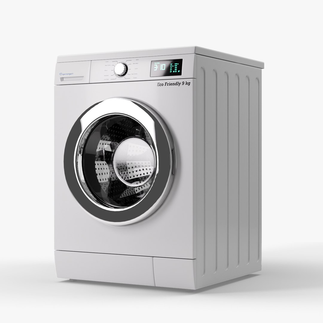 3D Generic Washing Machine No Name Brand - TurboSquid 2158560