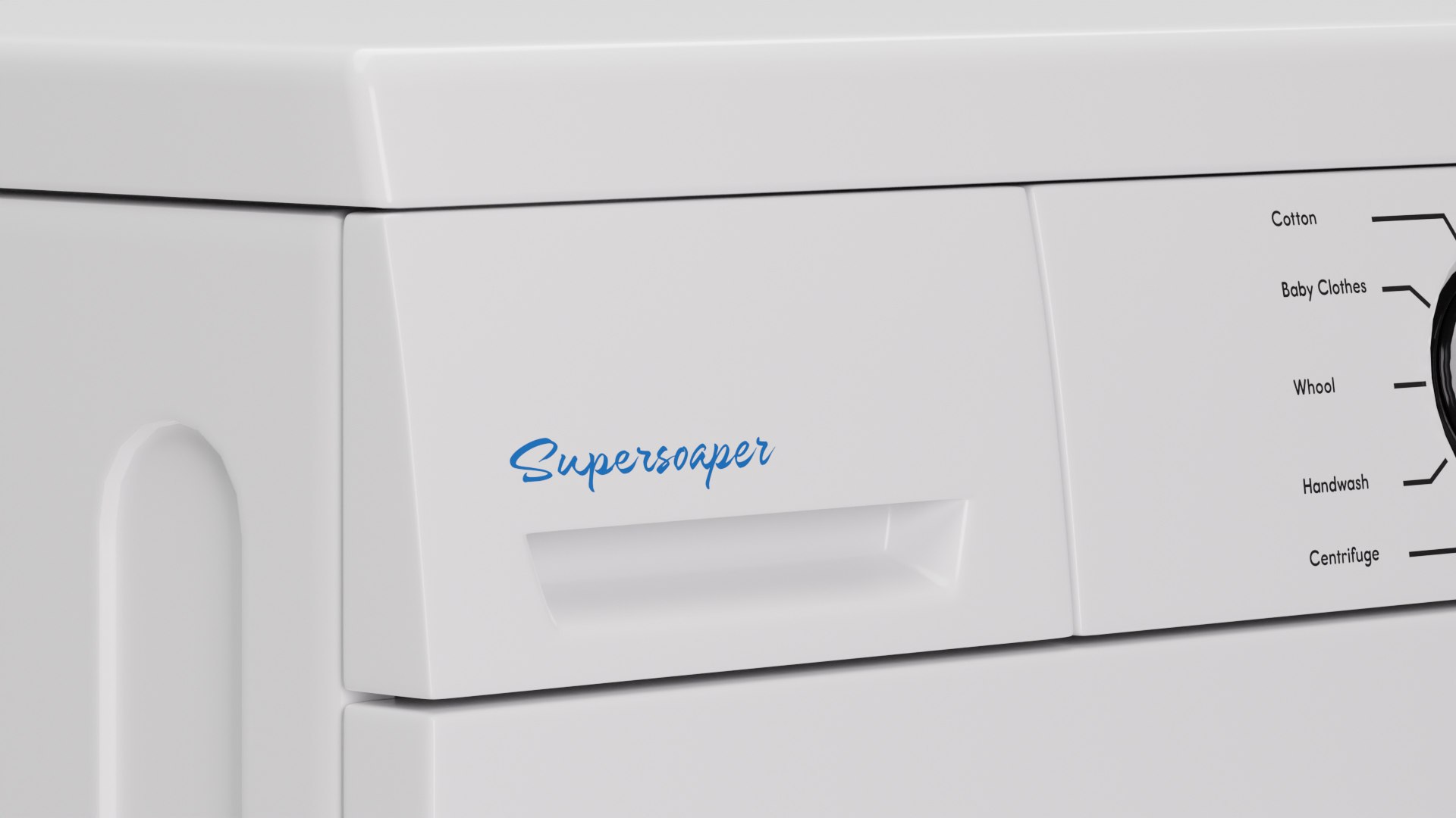 3D Generic Washing Machine No Name Brand - TurboSquid 2158560