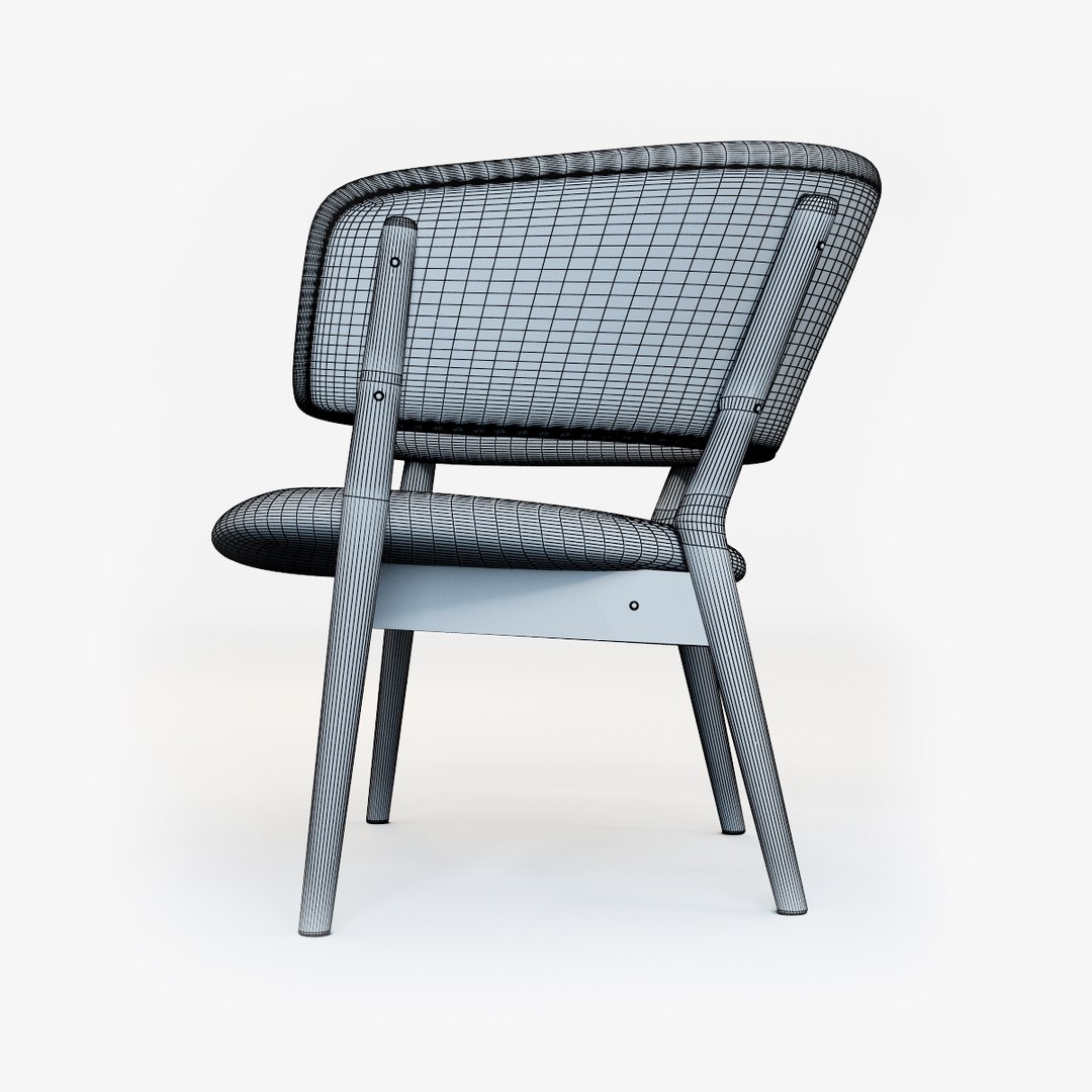 Nanna Lounge Chair 3d Model