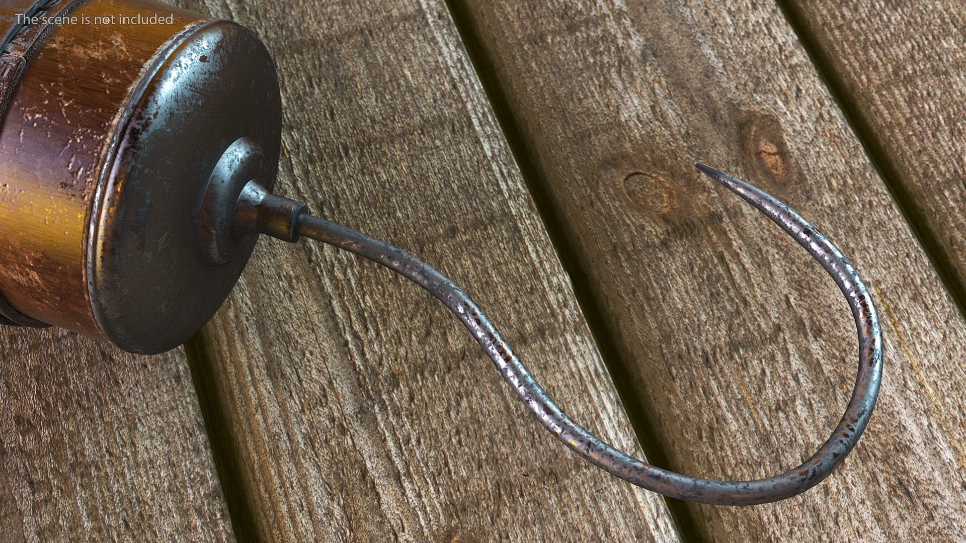 3D Pirate Prosthetic Hook Arm Model - TurboSquid 1715324