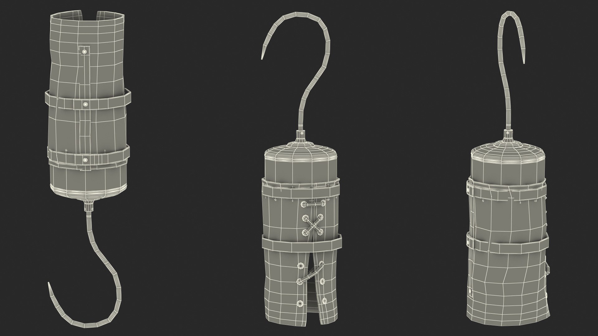 3D Pirate Prosthetic Hook Arm model - TurboSquid 1715324