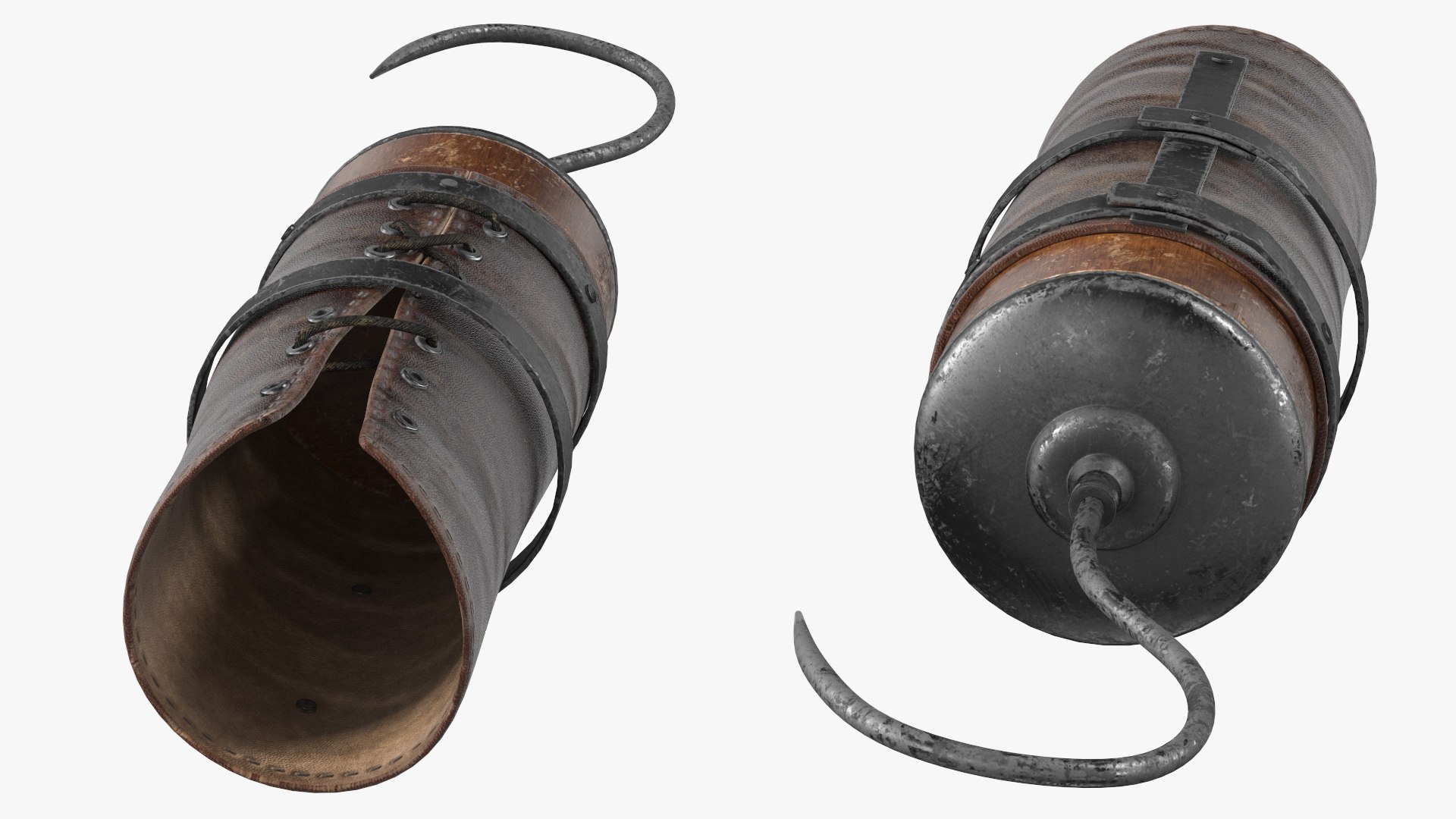 3D Pirate Prosthetic Hook Arm model - TurboSquid 1715324