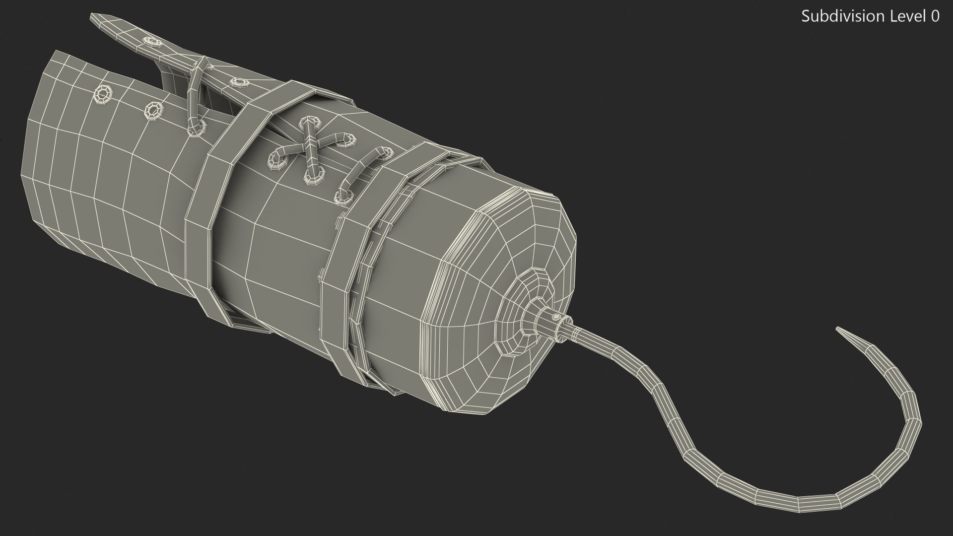 3D Pirate Prosthetic Hook Arm model - TurboSquid 1715324