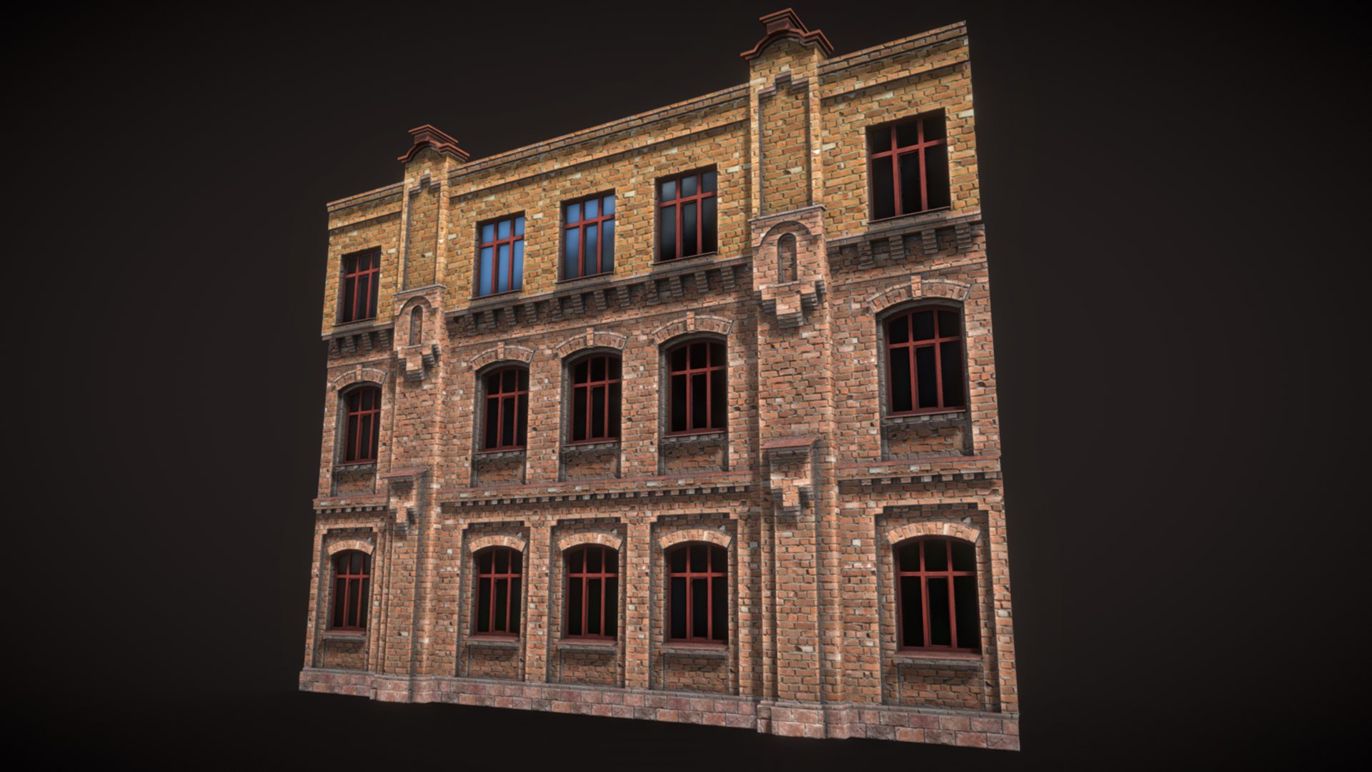 3D Modular Building PBR - TurboSquid 2204127