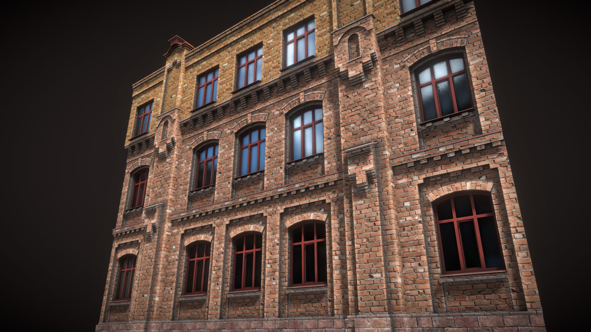 3D Modular Building PBR - TurboSquid 2204127