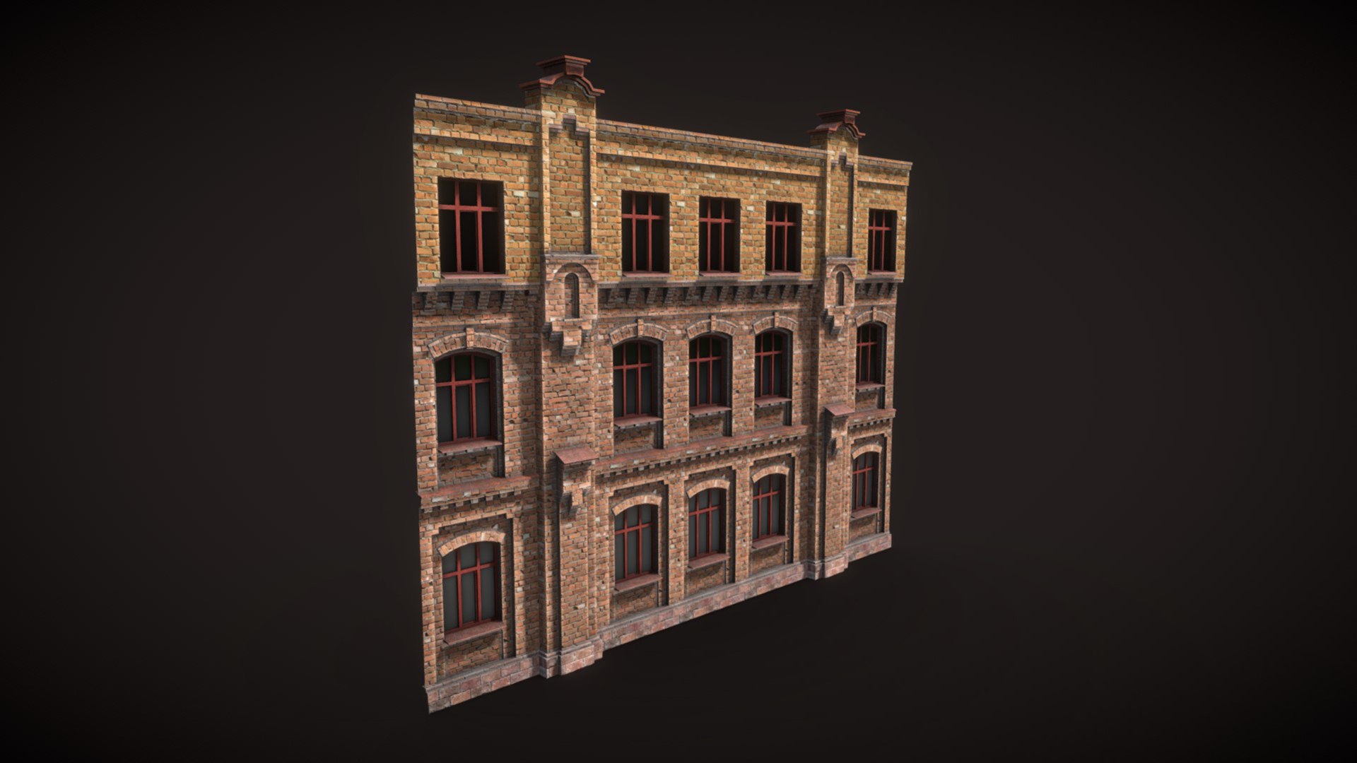 3D Modular Building PBR - TurboSquid 2204127