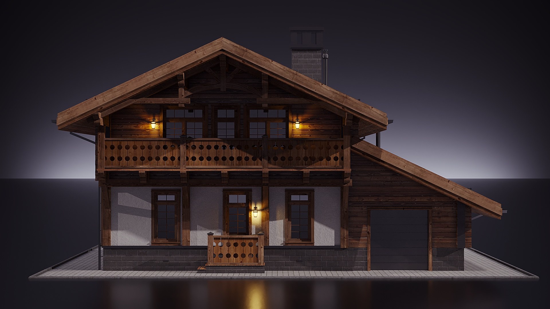 3D Country House - TurboSquid 2485027